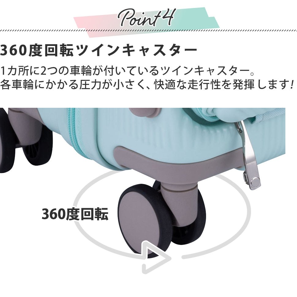 5W1H【L】70L（拡張時77L）スーツケース | 横開きフロントオープン・TSAロック | ACTUS公式